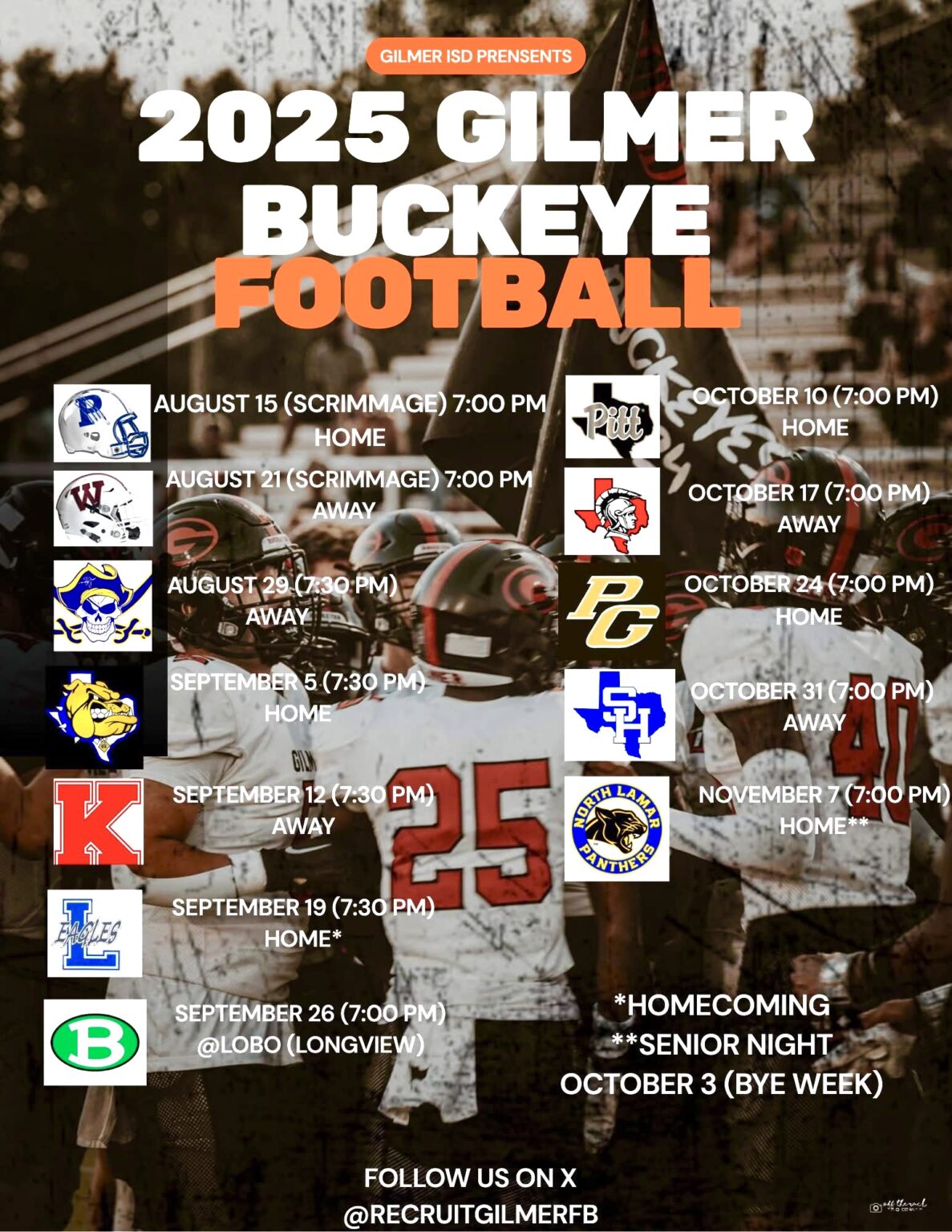 2025 ETB OFFICIAL GILMER FOOTBALL PREVIEW | Glory days: A return to the ...