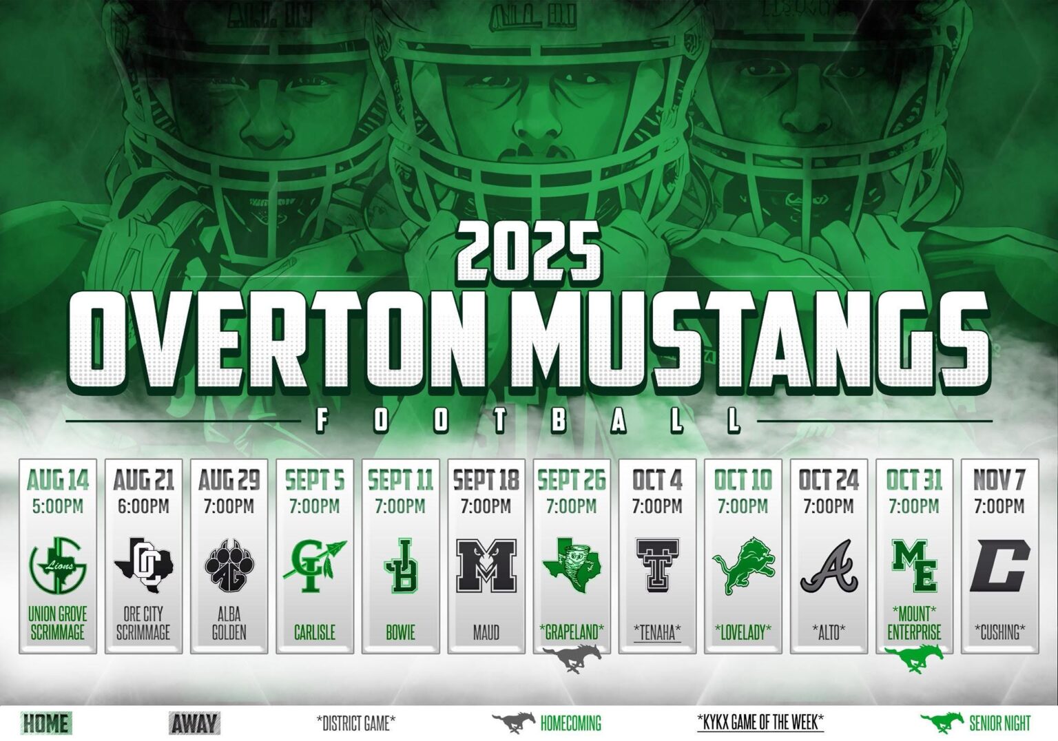 2025 ETB OFFICIAL OVERTON FOOTBALL PREVIEW | Can Mustangs ride back to ...