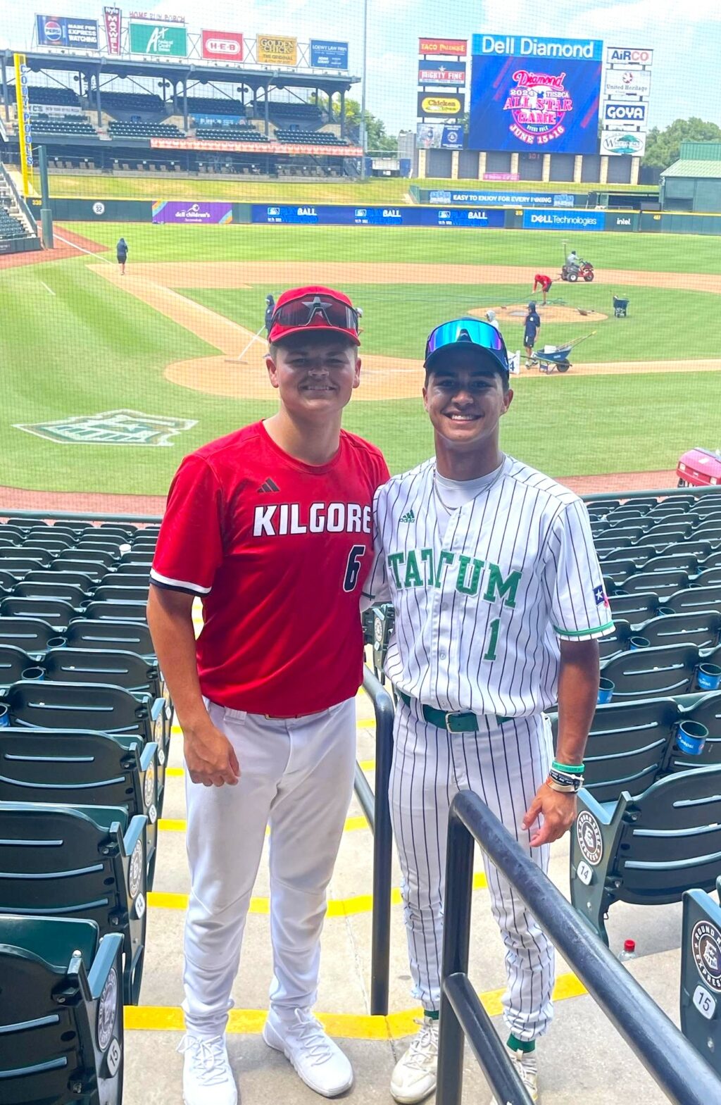 FIREWORKS AT DELL DIAMOND, & A COMMITMENT! | Truman, Gonzalez play in ...